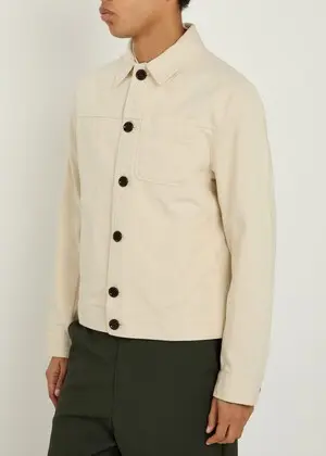 Oliver Peoples Buffalo Denim Jacket - Ecru