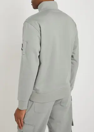 Moose Knuckles Hartsfield Half-zip Sweatshirt - Grey