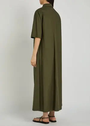 Max Mara Cotton Maxi Shirt Dress