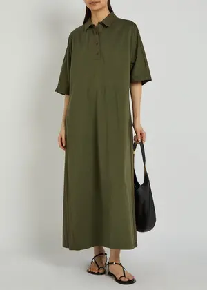 Max Mara Cotton Maxi Shirt Dress