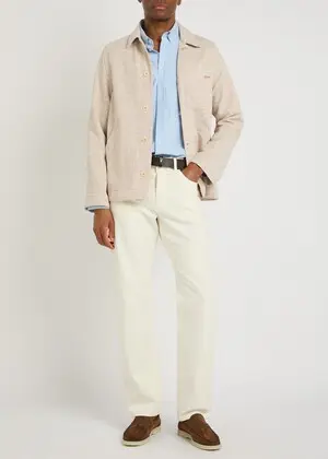 Paul Smith Woven Cotton-blend Overshirt