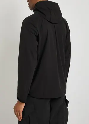 Rains Mito Water-repellant Hooded Jacket - Black