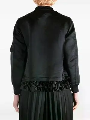 Comme Des Garçons Ruffled Bomber Jacket