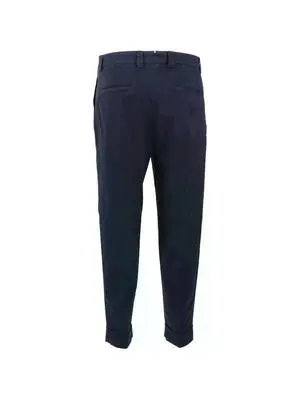 BERWICH Pleated Tailored Trousers - Blue