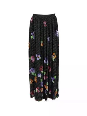 Vintage Beaded Floral Skirt
