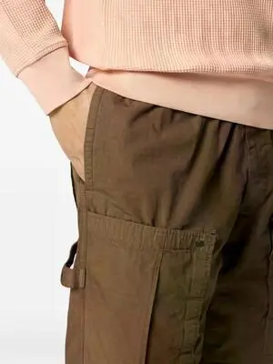 Stone Island Trousers With Compass Badge - Brown