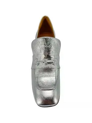 MADISON MAISON Leather Loafers - Silver