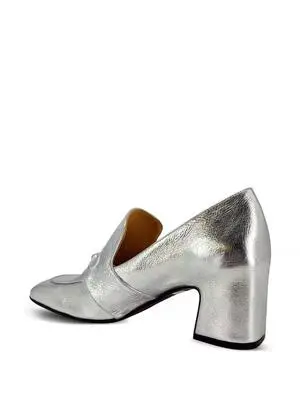 MADISON MAISON Leather Loafers - Silver