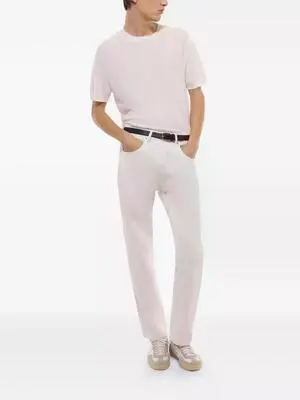 FURSAC Cotton Straight-leg Trousers