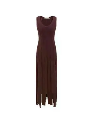 ZIMMERMANN Luna Fringe Midi Dress