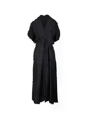 Zero + Maria Cornejo V Neck Day Dresses
