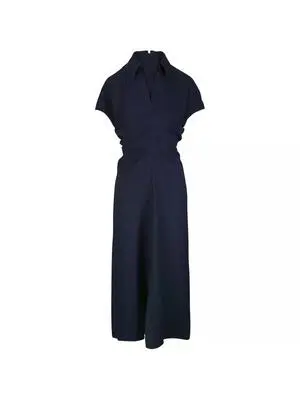 Brunello Cucinelli Collared Gathered Dress