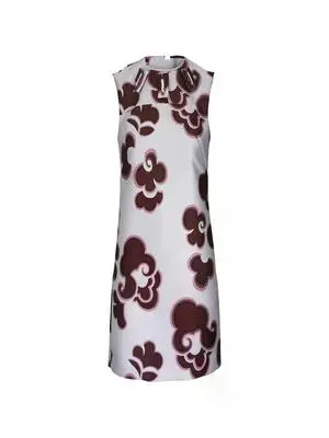 Dorothee Schumacher Embellished Floral Print Dress - White
