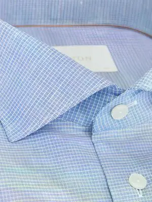 Eton Check-printed Shirt - Blue