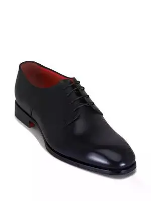 Santoni Archer Derby Shoes - Black