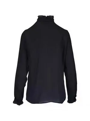NILI LOTAN Ruffled Blouse - Black