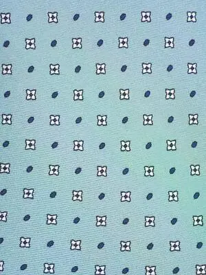 Canali Patterned Tie - Blue