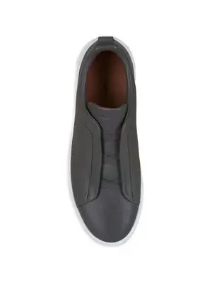 Zegna Triple Stitch Sneakers - Grey