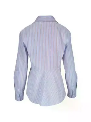 Lafayette 148 New York Striped Button-down Shirt