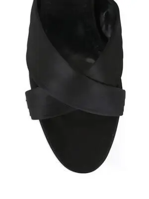 Manolo Blahnik Crossover Strap Sandals