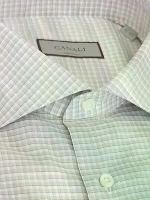 Canali Checkered Shirt - Neutrals