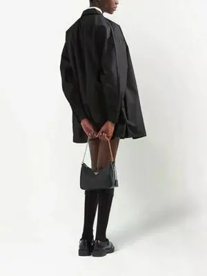 Prada Re-edition 2005 Saffiano-leather Shoulder Bag - Black