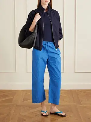 LESET Laura Cotton-jersey T-shirt - Blue