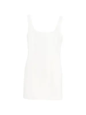 Liu Jo Square Neck Sleeveless Sheath Dress With Buckles
