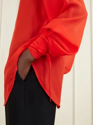 THE FRANKIE SHOP Verline Chiffon Shirt