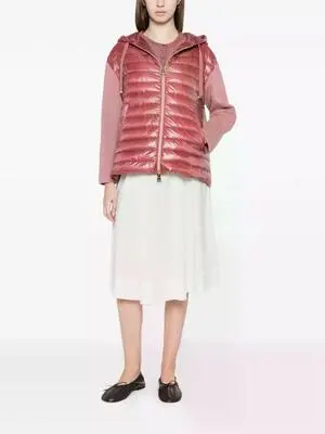 Herno Hooded Zipped Jacket - Pink