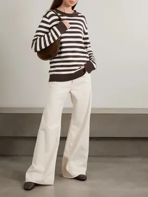 Posse Lara Striped Cotton Sweater - Multi