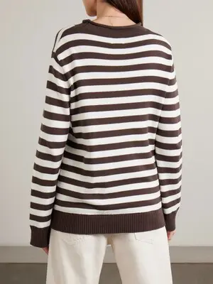 Posse Lara Striped Cotton Sweater - Multi