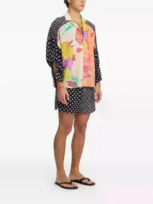 DONDE ESTEBAN Floral Print Long-sleeve Shirt