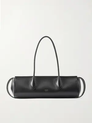 Khaite Donna Leather Shoulder Bag - Black