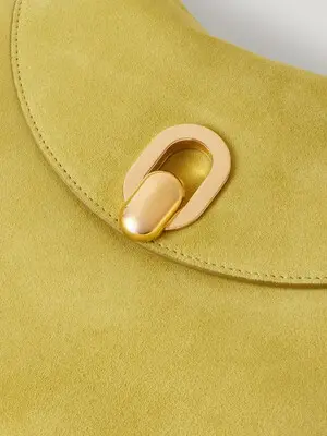 Savette Tondo Small Suede Shoulder Bag