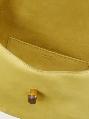 Savette Tondo Small Suede Shoulder Bag