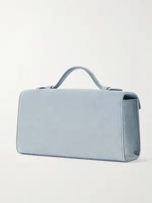 Savette Symmetry Pochette Suede Tote - Blue
