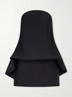 Balenciaga Wool-blend Mini Balloon Dress