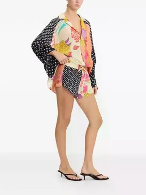 DONDE ESTEBAN Floral-print Shorts