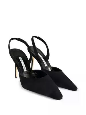 Manolo Blahnik Carolyne Slingback Pumps - Black