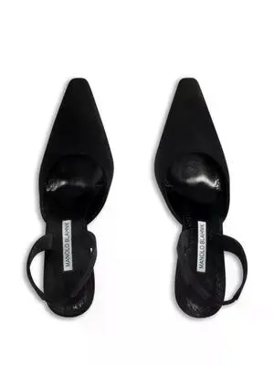 Manolo Blahnik Carolyne Slingback Pumps - Black