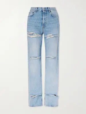 Acne Studios Straight-leg Distressed Jeans