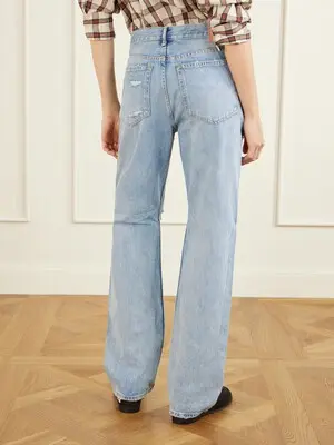 Acne Studios Straight-leg Distressed Jeans