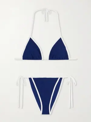 Hunza G Gina Original Crinkle™ Bikini - Blue