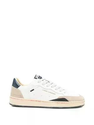CRIME LONDON Chelsea Suede Panel Sneakers - White