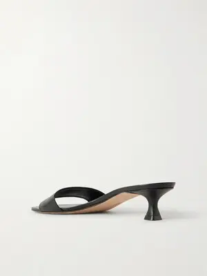 THE ROW Combo Slide Two Leather Sandals
