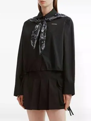 MUSIUM DIV. Printed Scarf Cotton Jacket