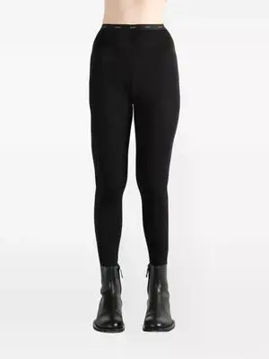 Yohji Yamamoto Logo Waistband Leggings