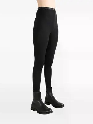 Yohji Yamamoto Logo Waistband Leggings