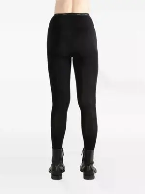 Yohji Yamamoto Logo Waistband Leggings